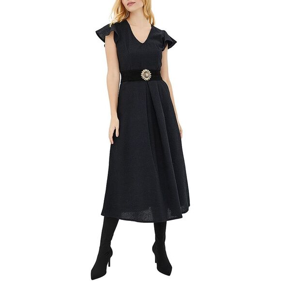 Arefeeva | Dresses | Arefeva Cap Sleeve Midi Dress | Poshmark